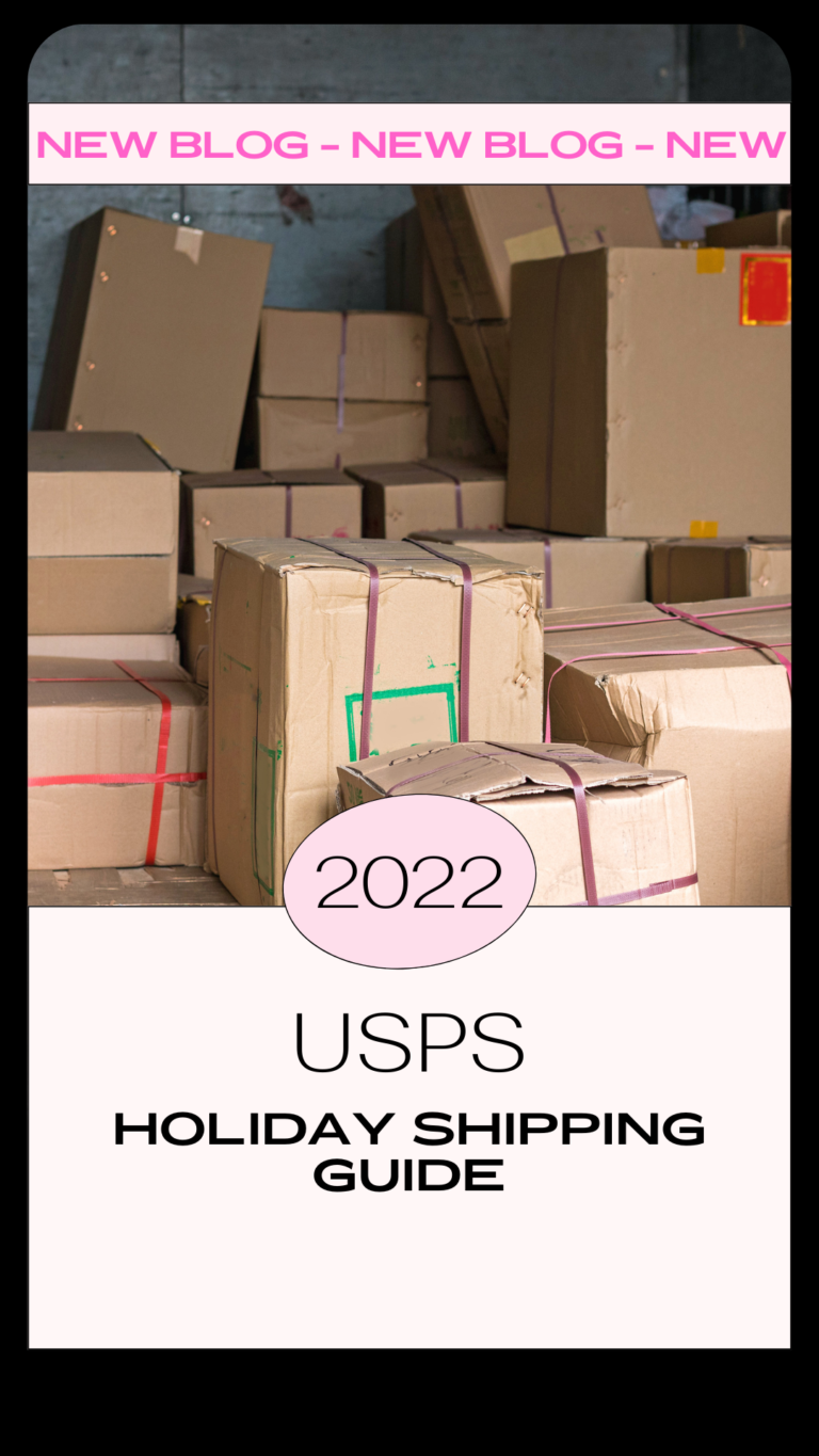 2022 USPS Holiday Shipping Guide | The Boutique Hub