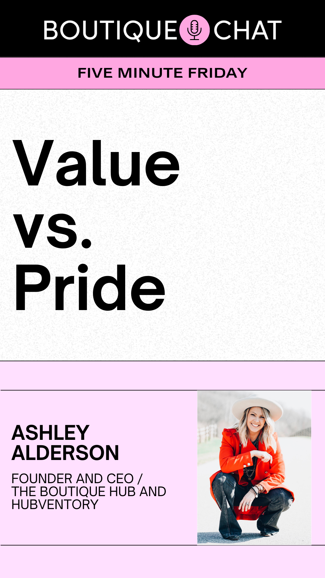 Value vs Pride | The Boutique Hub